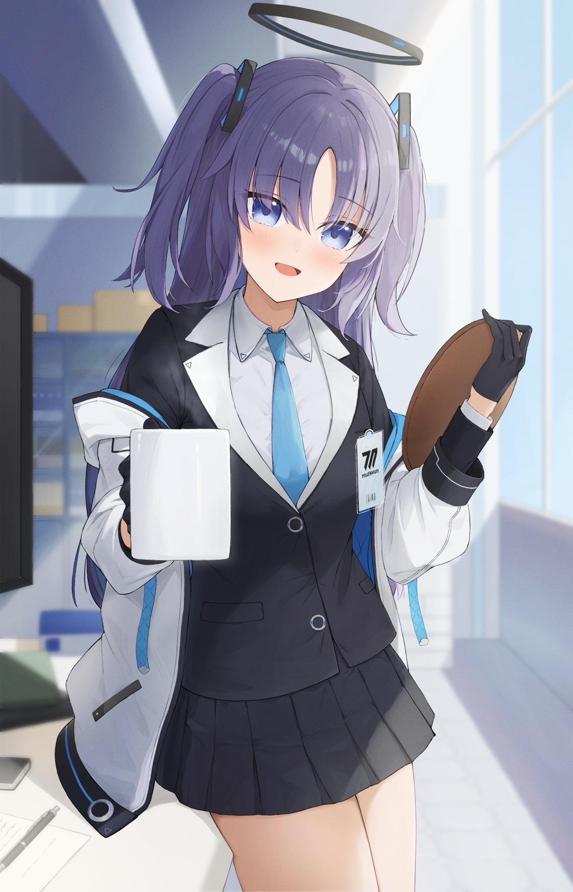 mirai (mirai76 ) blue archive hayase yuuka halo seifuku | #1106082 | yande.re